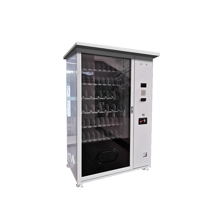 Outdoor Vending Machine with Shelter for Snacks Drinks